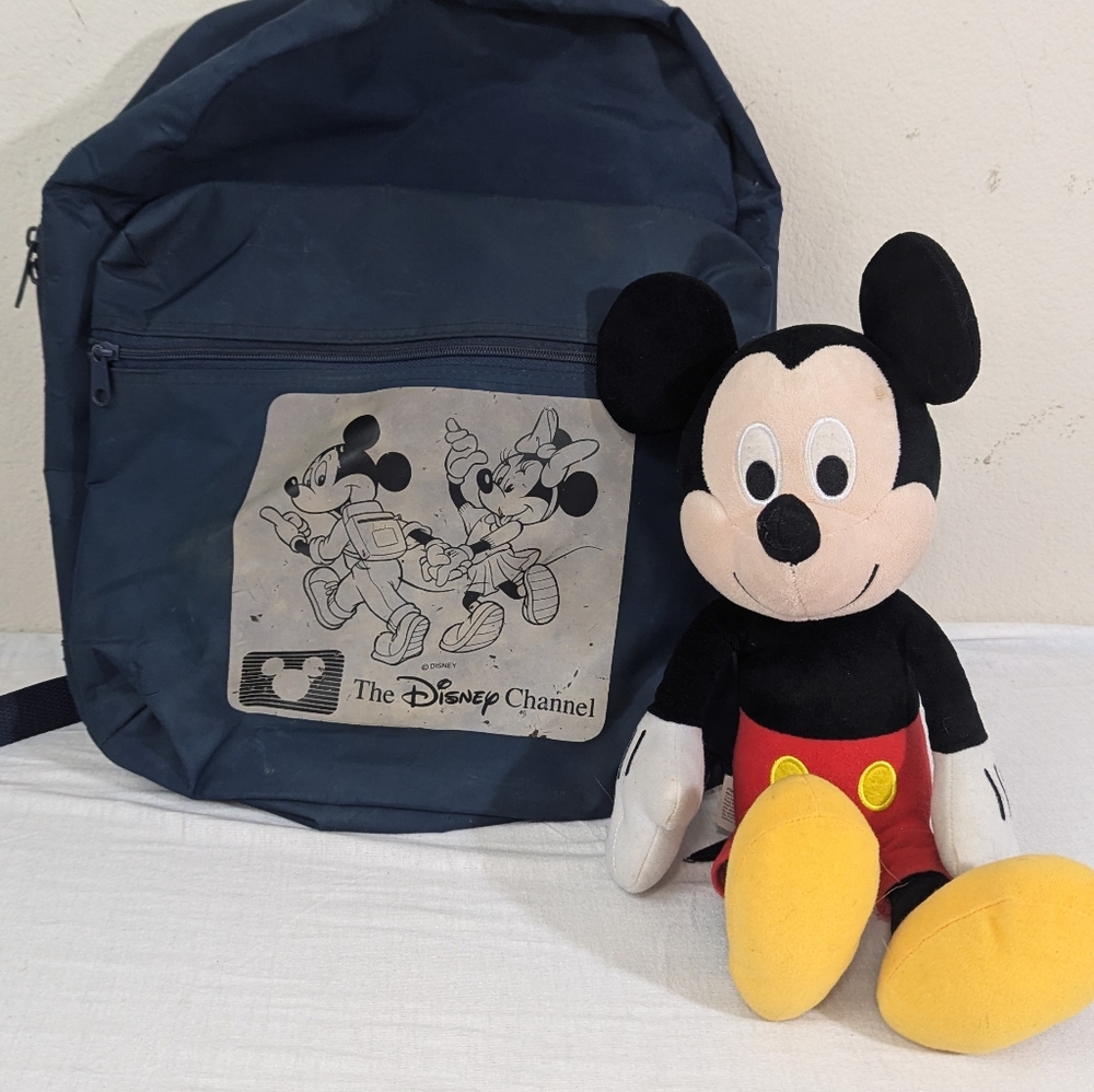 The Disney Channel Promotional Backpack. Rare. Mickey… - Gem
